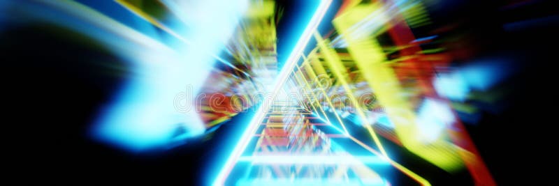 Acceleration of Light Waves Stock Illustration - Illustration of ...