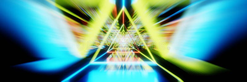 Acceleration of Light Waves Stock Illustration - Illustration of ...