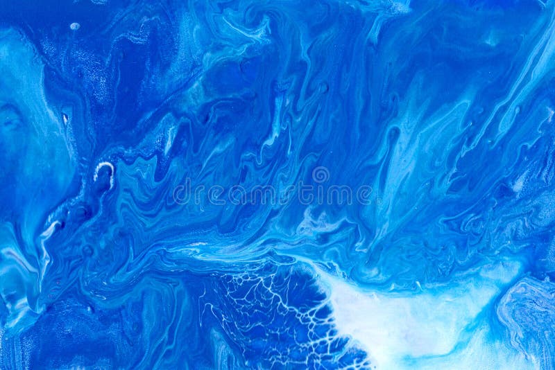 Abstract Acrylic Blue Background Stock Photo - Image of textured ...