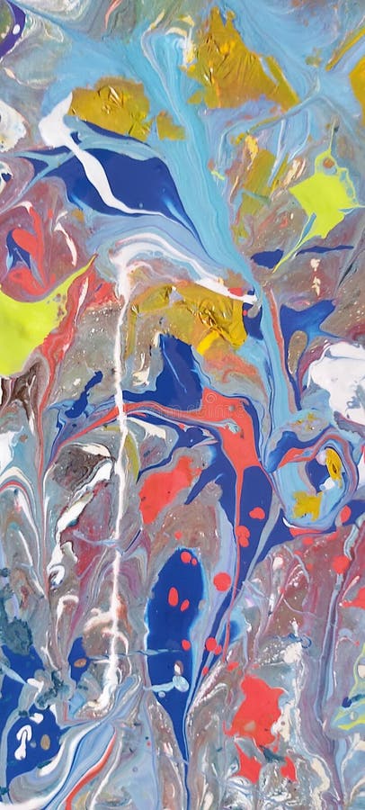 Abstract Acrylic Design Colorful Paintings Stock Image - Image of ...