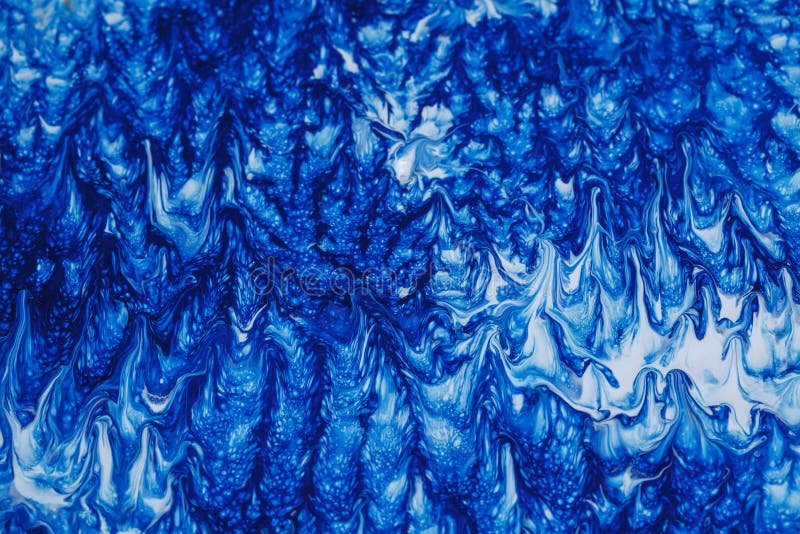 Abstract Acrylic Intuitive Painting Stock Image - Image of decor, color ...