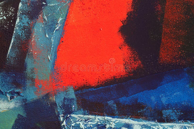 Abstract acrylic painting stock illustration. Illustration of abstract ...