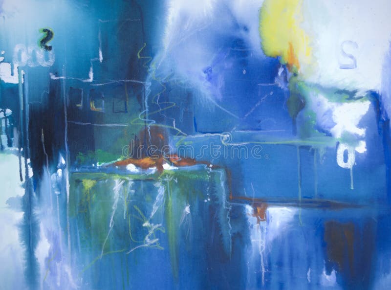 Abstract acrylic painting stock image. Image of grungy - 8936127