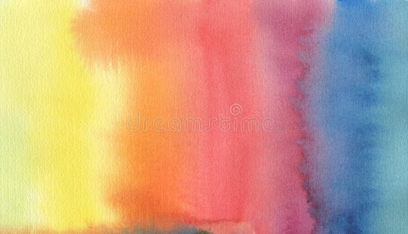 Abstract Acrylic and Watercolor Gradient Painted Background. Stock ...