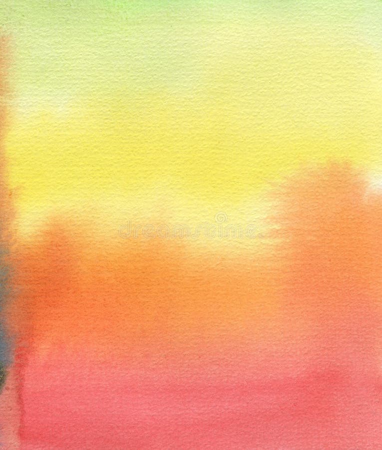 Abstract Acrylic and Watercolor Gradient Painted Background. Stock ...