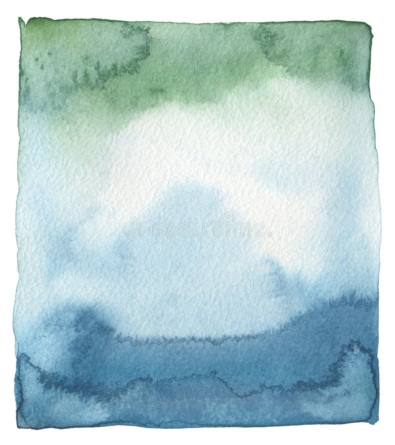 Abstract Acrylic and Watercolor Painted Frame. Stock Image - Image of ...