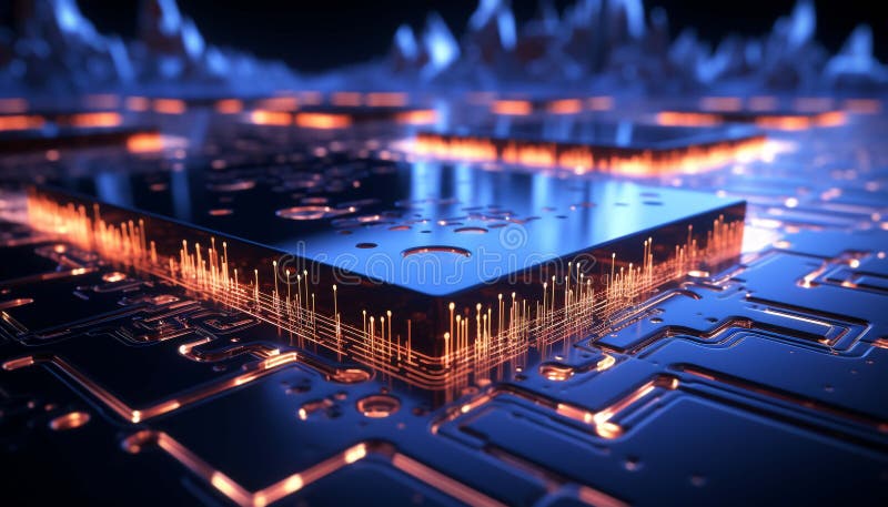 Abstract Advanced Micro Quantum Computer Communication Concept ...