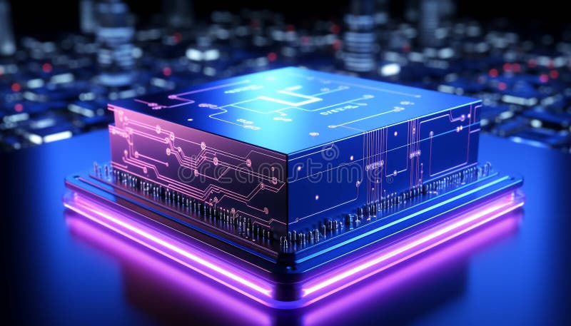 Abstract Advanced Micro Quantum Computer Communication Concept ...