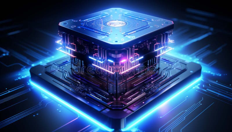 Abstract Advanced Micro Quantum Computer Communication Concept ...