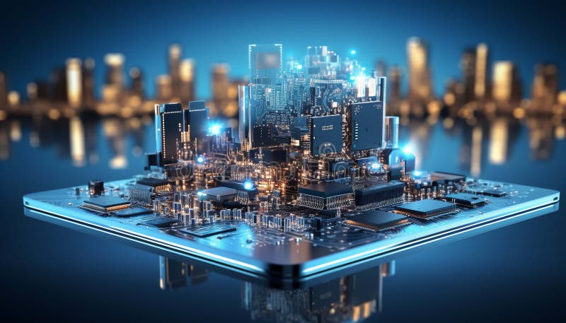 Abstract Advanced Micro Quantum Computer Communication Concept ...