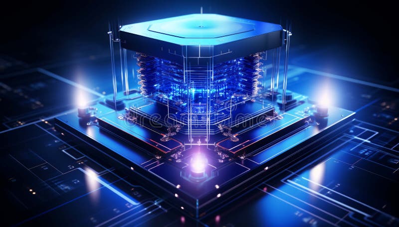 Abstract Advanced Micro Quantum Computer Communication Concept ...