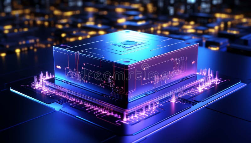 Abstract Advanced Micro Quantum Computer Communication Concept ...