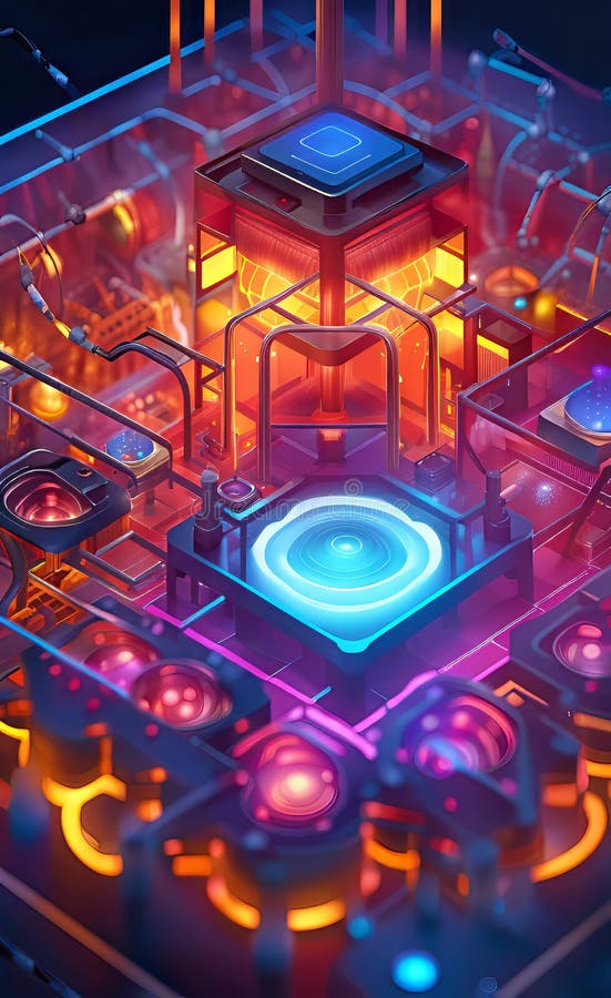 Abstract Advanced Technology, Research and New Discoveries in Science ...