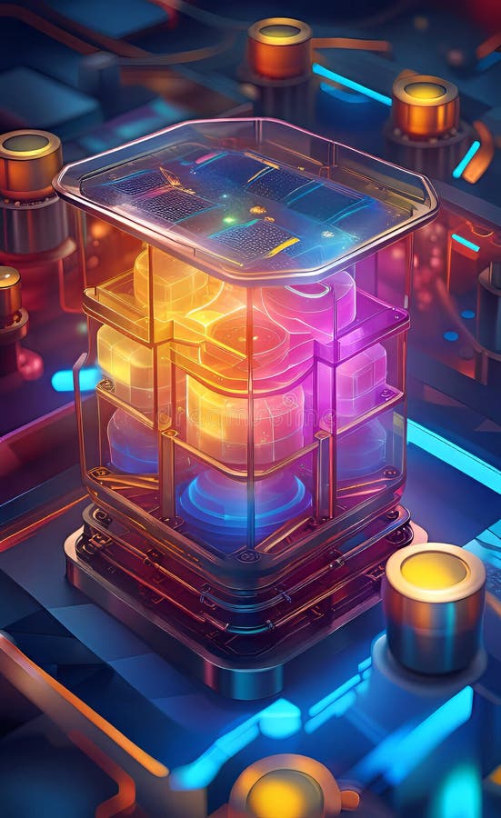 Abstract Advanced Technology, Research and New Discoveries in Science ...