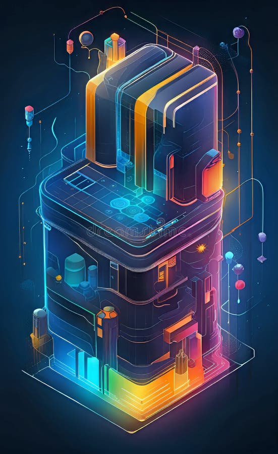 Abstract Advanced Technology, Research and New Discoveries in Science ...