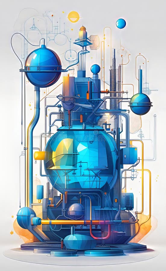 Abstract Advanced Technology, Research and New Discoveries in Science ...