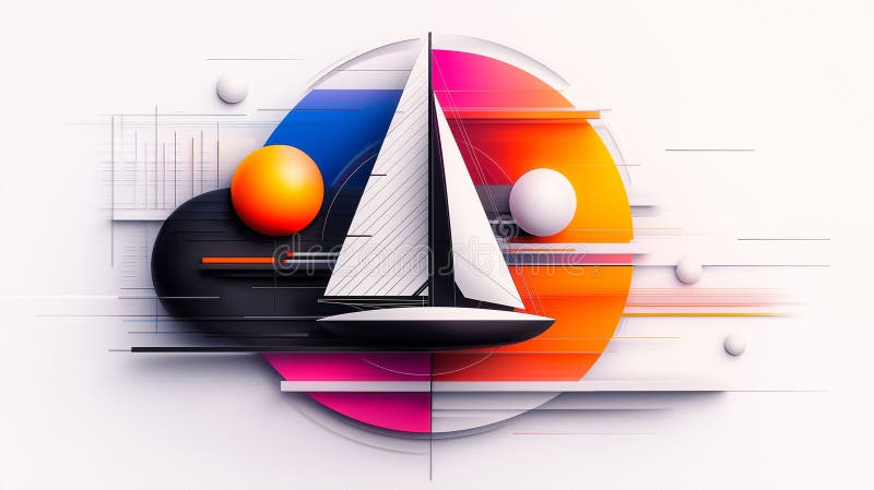 Abstract Adventure stock illustration. Illustration of digital - 334769822