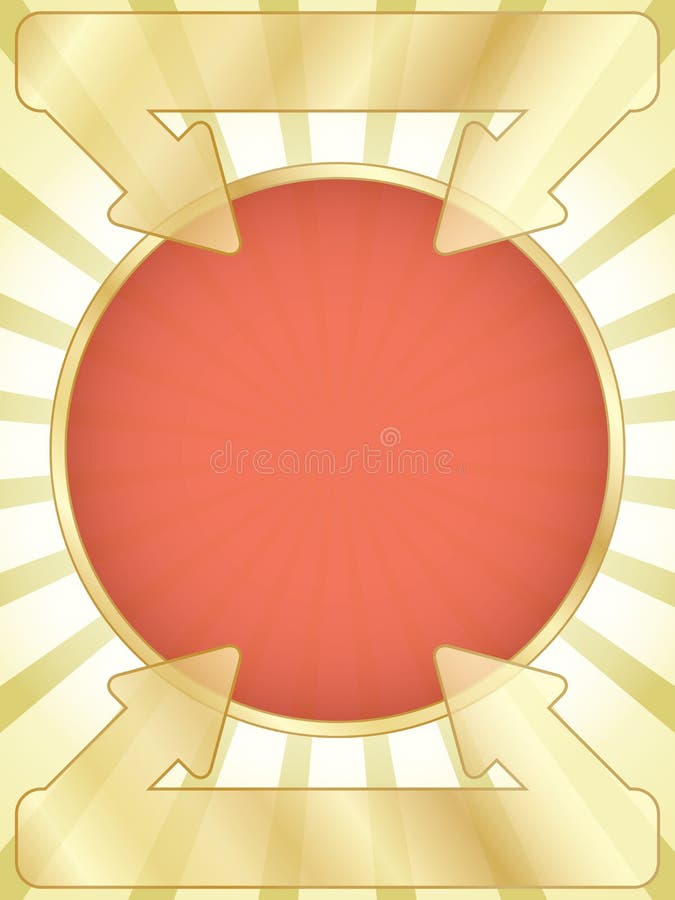 Abstract Advertisement Bill Template Stock Vector - Illustration of ...