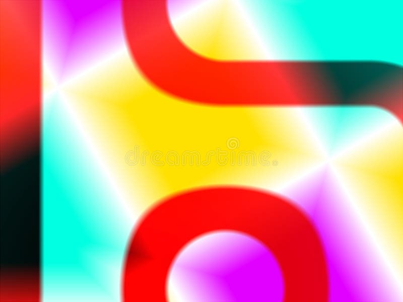 Abstract Advertising, Red Green Yellow Black Pink Gradient Horizontal ...