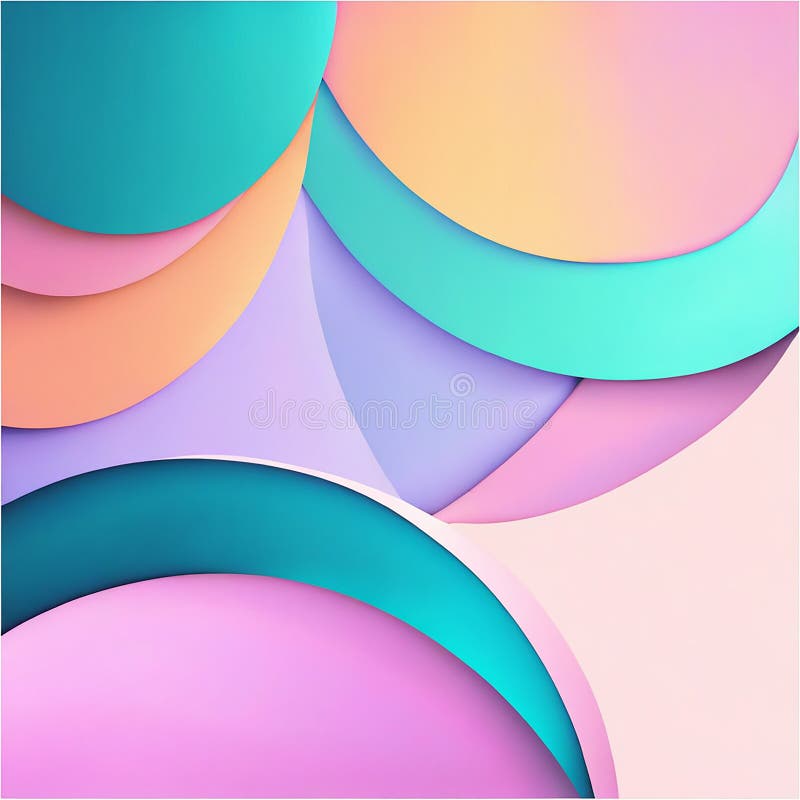 Abstract Aesthetic Pastel Background and Texture. Design Colorful ...