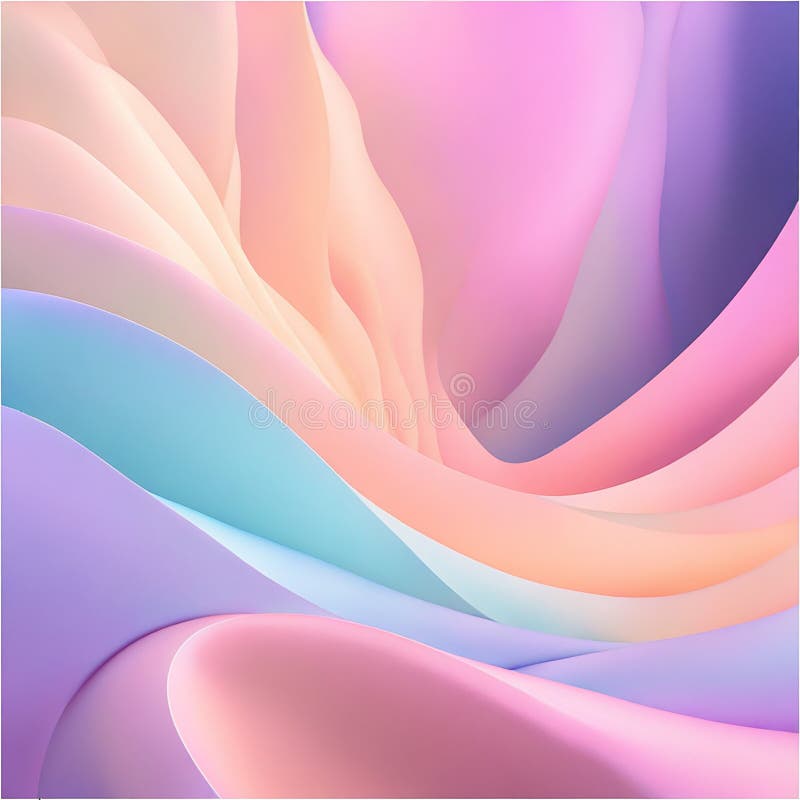 Abstract Aesthetic Pastel Background and Texture. Design Colorful ...