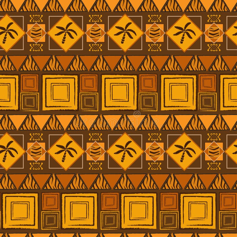 Abstract African Style Seamless with Wild Animal Skin Pattern Stock ...