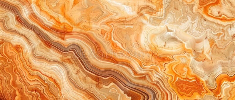 Abstract Agate Stone Texture Background in Orange and Beige Stock ...