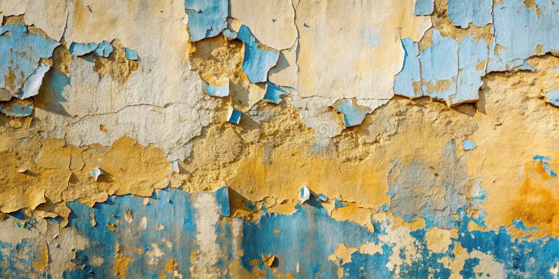 Abstract Aged Wall Texture Flaking Paint and Weathered Surface ...