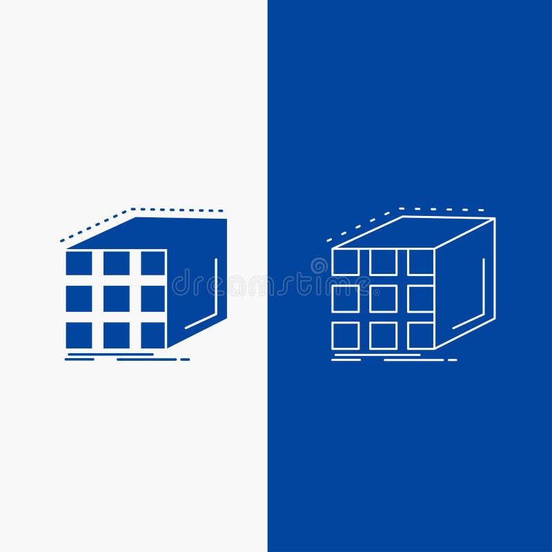 Abstract, Aggregation, Cube, Dimensional, Matrix Line and Glyph Web ...