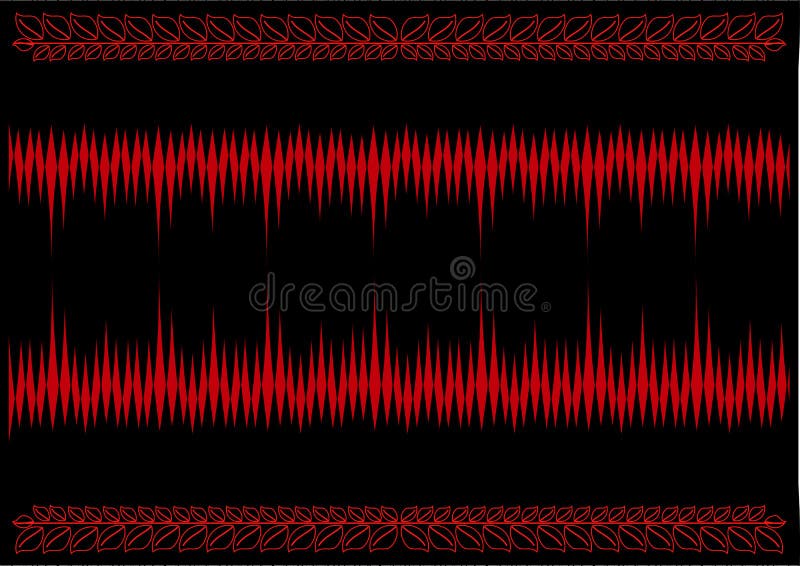 The Abstract Aggressive Red-black Background Stock Vector ...