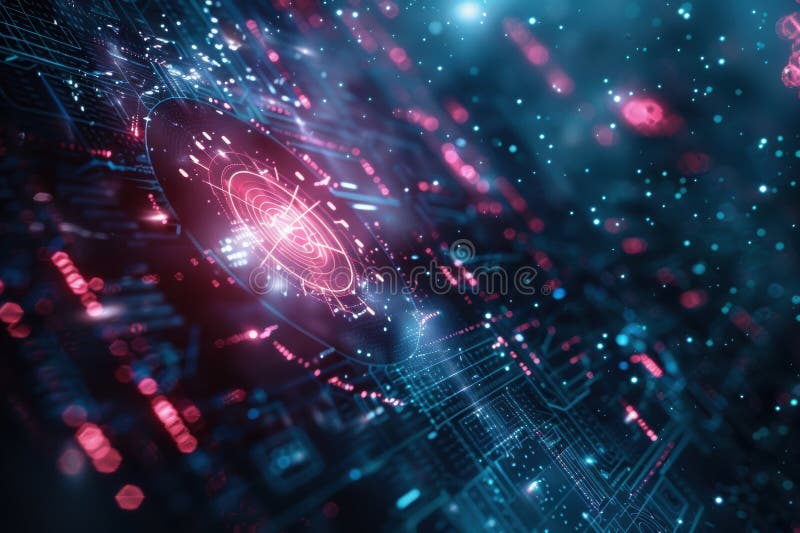 Abstract AI Algorithm Background with Futuristic Neural Networks and ... Abstract AI Algorithm Background with Futuristic Neural Networks and ...