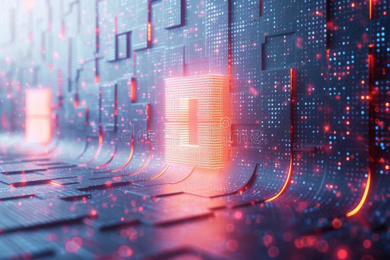 Abstract AI Concept Background, Showcasing the Power of Artificial ...