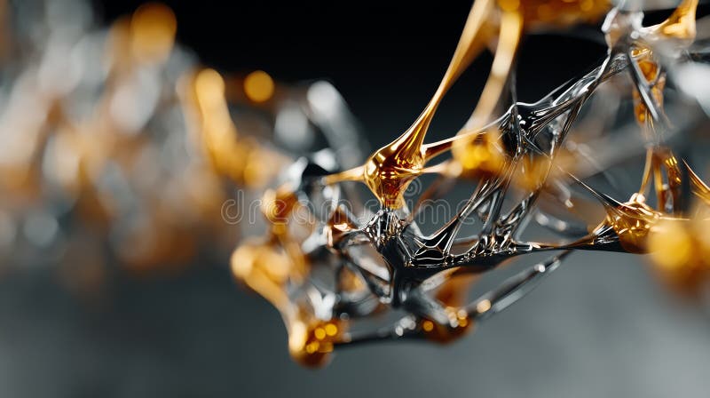 Abstract AI Experience Journey with Connected Network Elements and ...