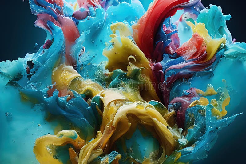 Colored Floating Liquid Stock Illustrations – 660 Colored Floating ...