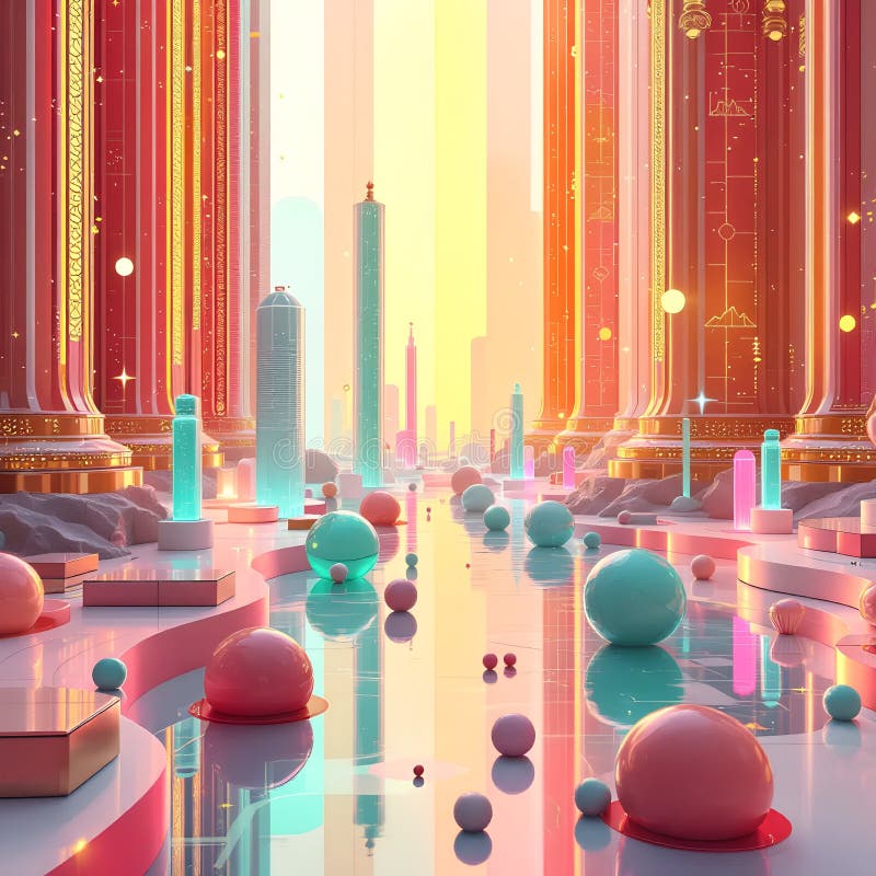 Abstract AI. Machine Learning Concepts. Futuristic Digital Designs ...