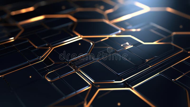 Abstract AI S Future Landscape Stock Photo - Image of landscape, blue ...