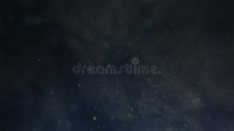 Abstract Air Bubbles and Dust Motion in the Water Isolated on Black ...