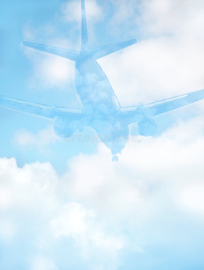 Abstract Airliner Background Stock Image - Image of scenic, white: 2369707