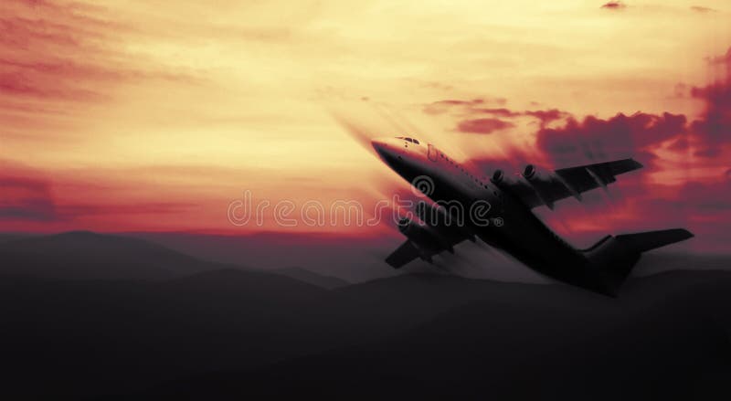 Abstract airplane stock photo. Image of blur, flight - 26428378
