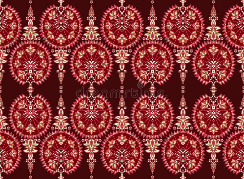 Abstract Ajrak Print Block Printing. Vector of Traditional Ajrak Design ...