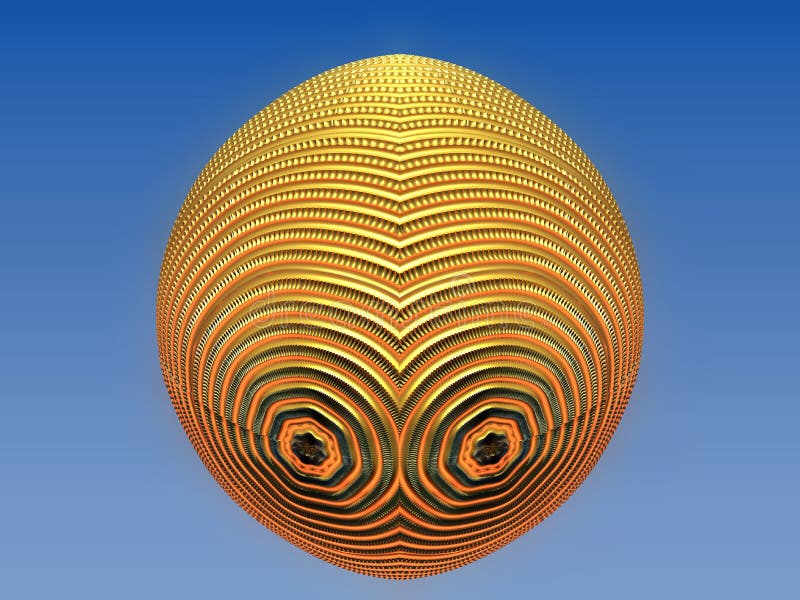 Abstract Alien Head Shape stock vector. Illustration of fractals - 89651039