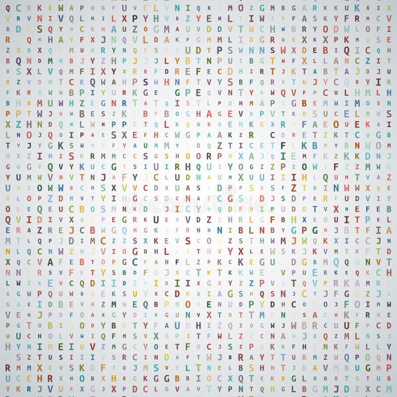 Abstract Alphabet Background Stock Vector - Illustration of bright ...