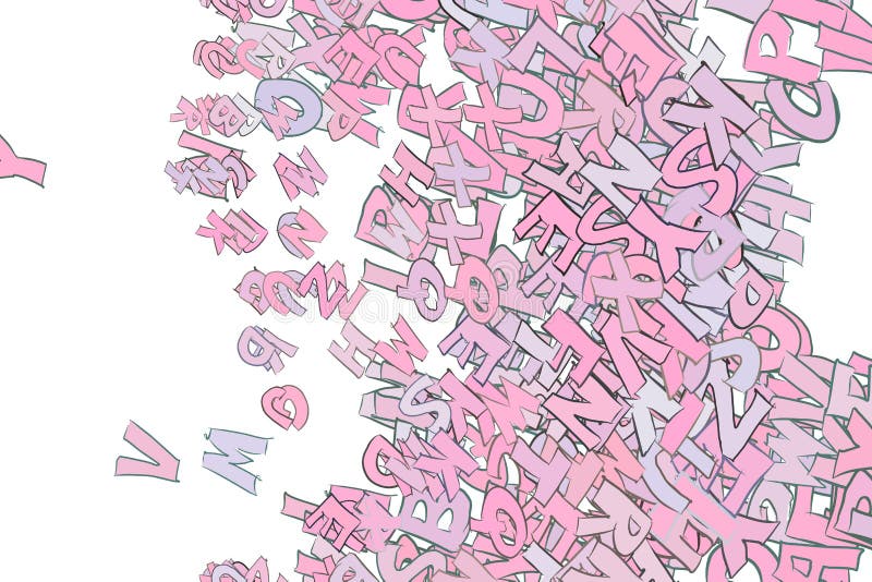 Abstract Alphabets Letters. Creative, Pattern, Abc & Repeat. Stock ...