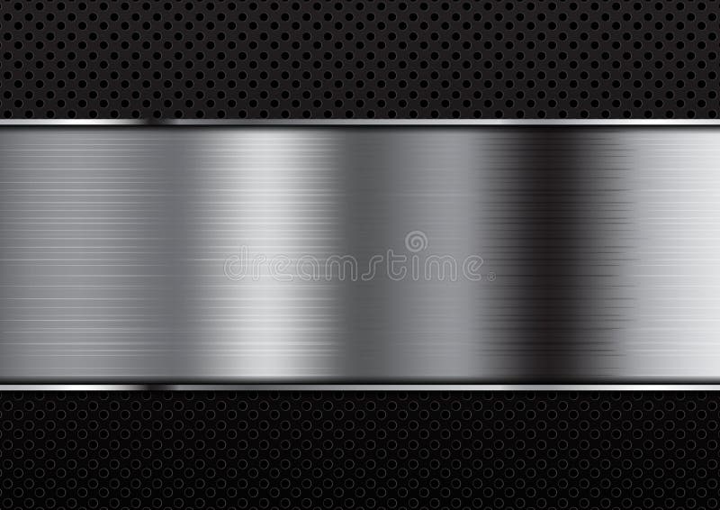 Abstract Aluminium Background on Dot Background Stock Vector ...
