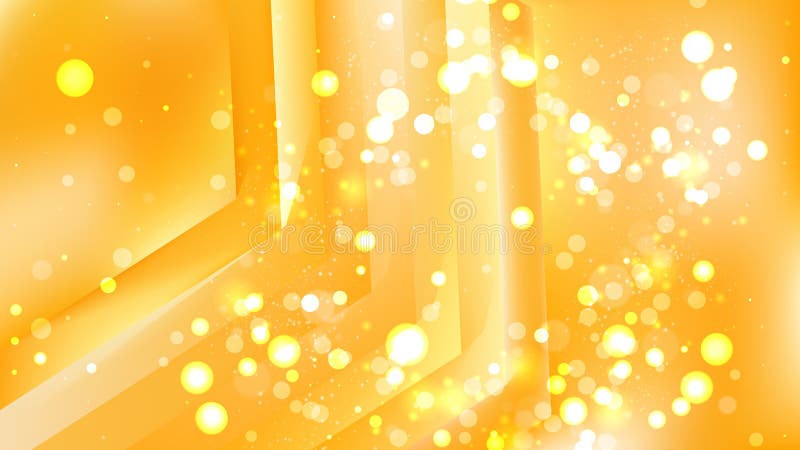 Abstract Amber Color Blurred Lights Background Stock Vector ...