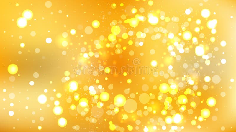 Abstract Amber Color Blurry Lights Background Stock Vector ...