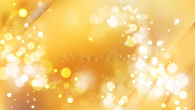 Abstract Amber Color Bokeh Background Stock Vector - Illustration of ...