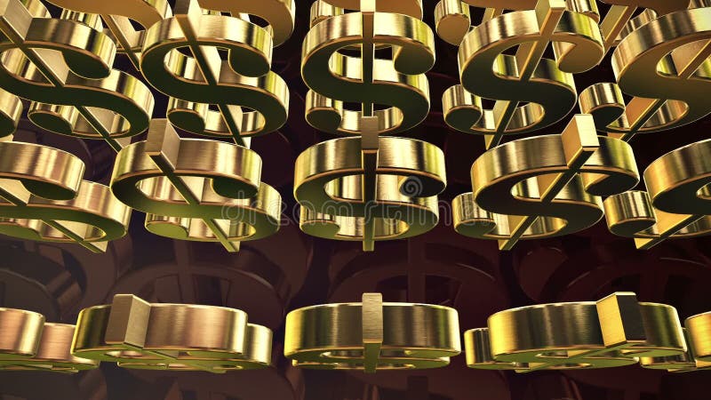 Dollar signs animation stock footage. Video of paid - 287093456