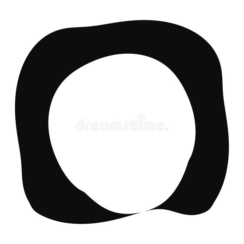 Abstract Amorphous Rounded Square Shape, Element. Rounded Square Icon ...