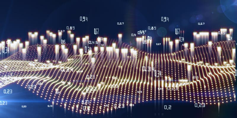 Big Data Concept. Abstract Artificial Intelligence Background. Machine ...